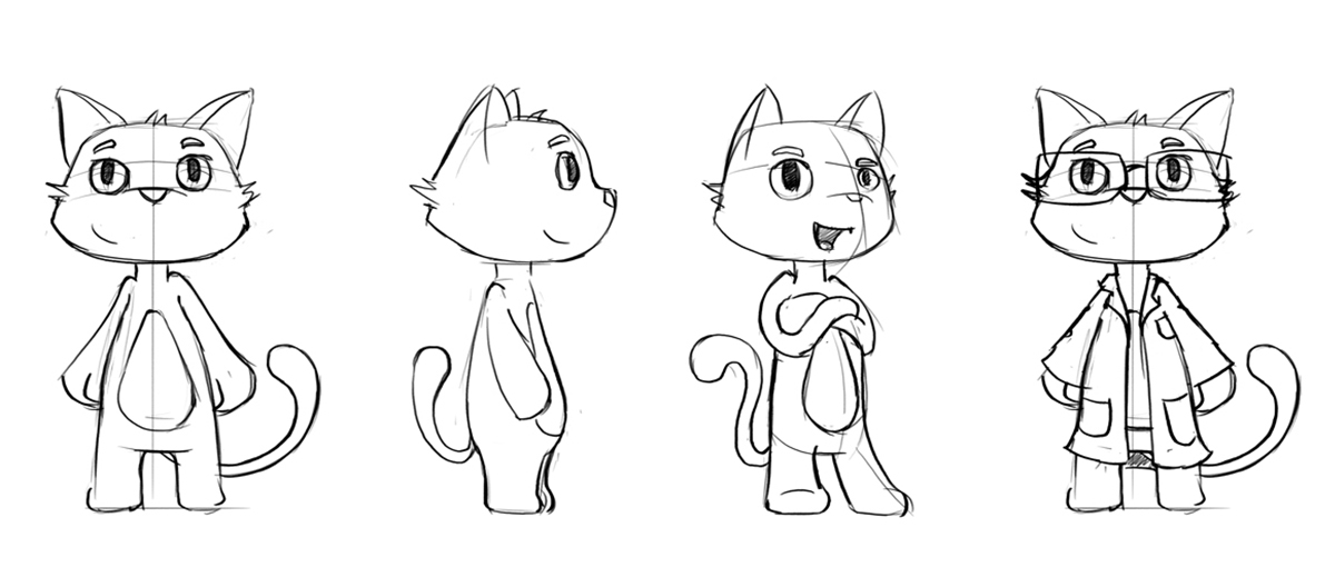 Character Development - Mad Scientist CatMad Scientist Cat