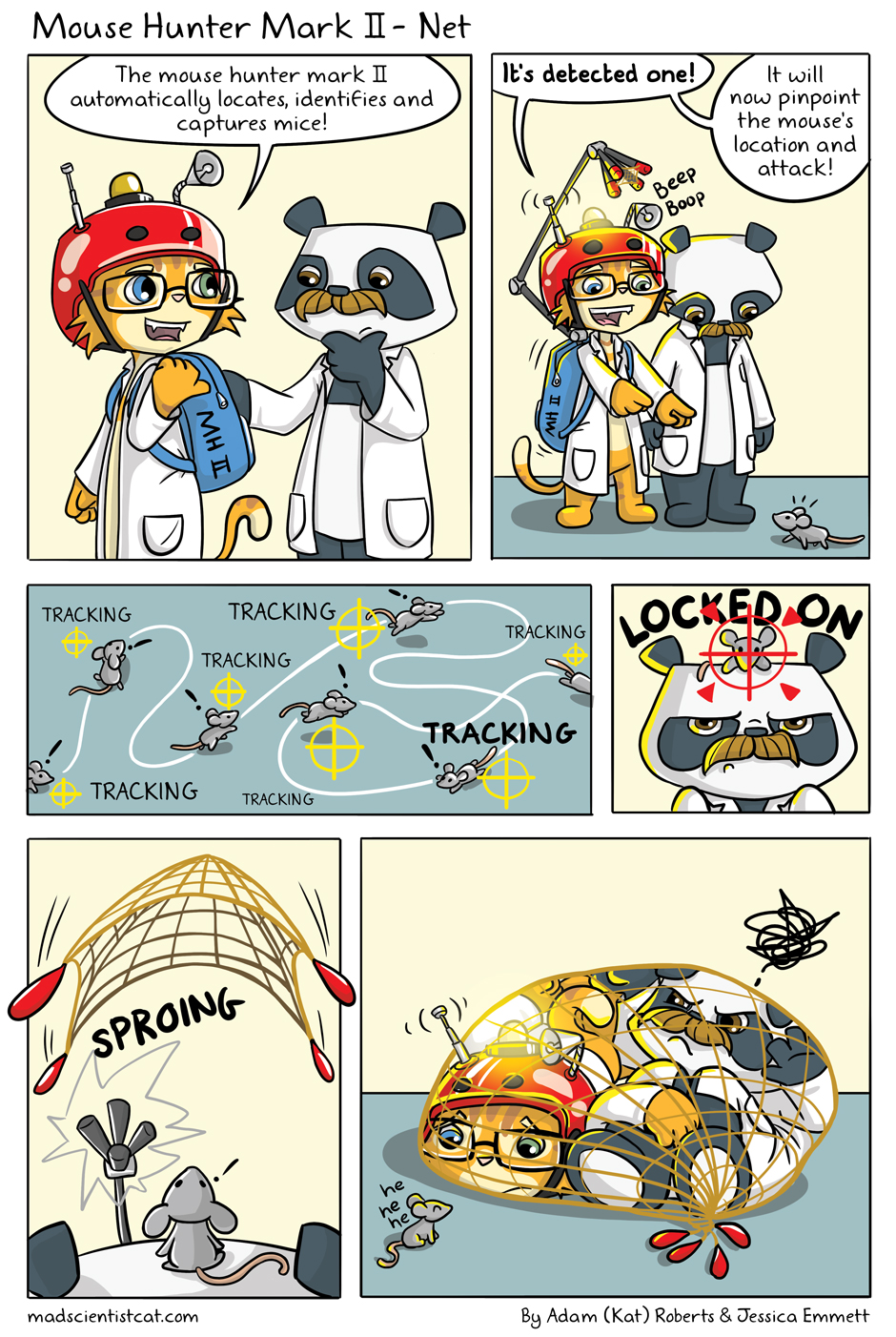 Mouse Hunter Mark II - Mad Scientist CatMad Scientist Cat